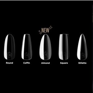 Accessories | Glossy Red And Pink Presson Nails With Elegant French ...